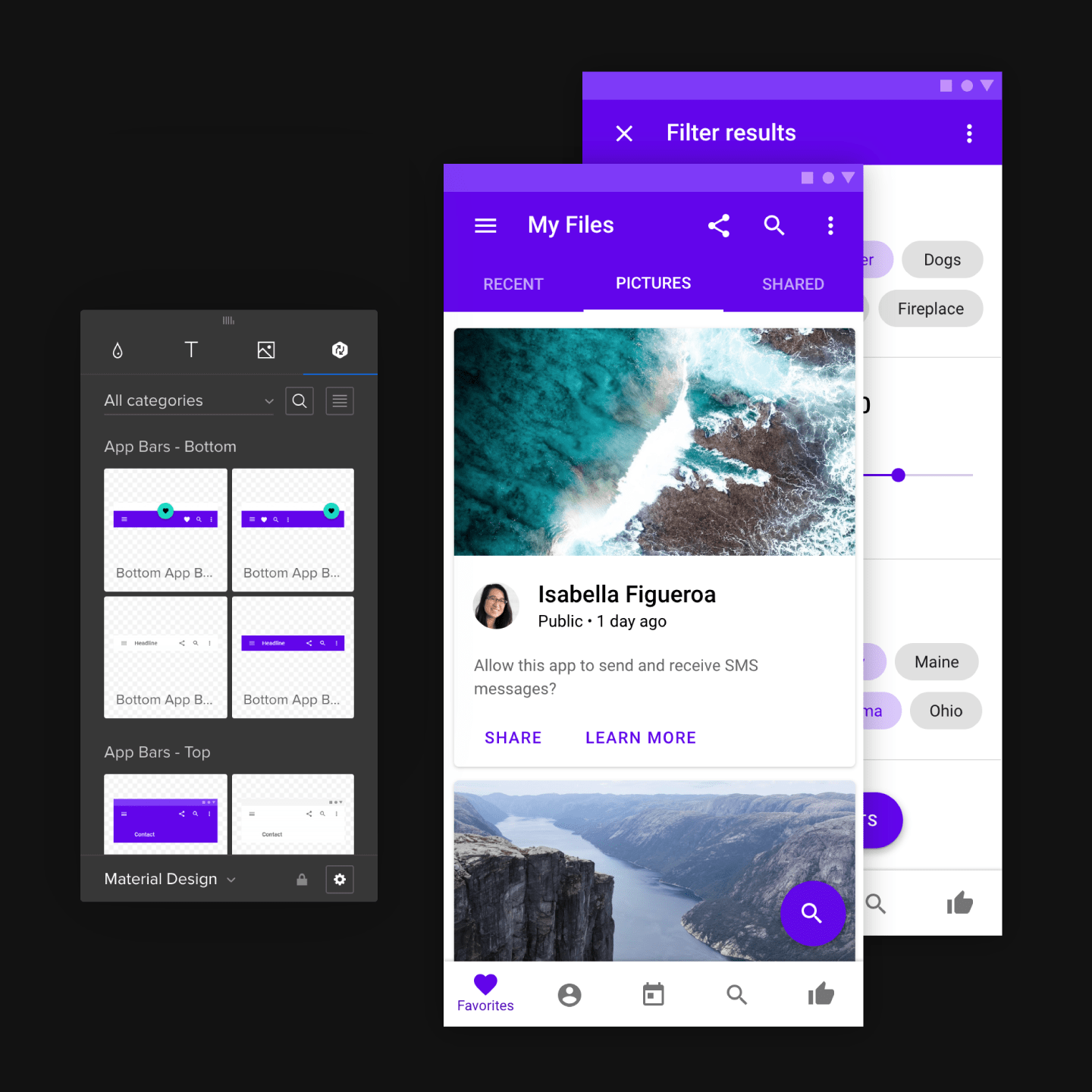 Material Ui Design Library In Uxpin